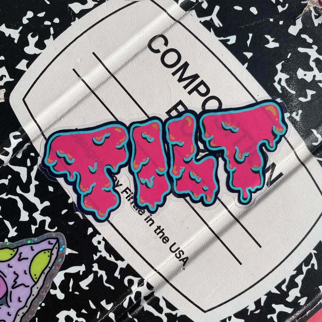 Transparent TILT Pinball Drippy Trippy Sticker - Etsy