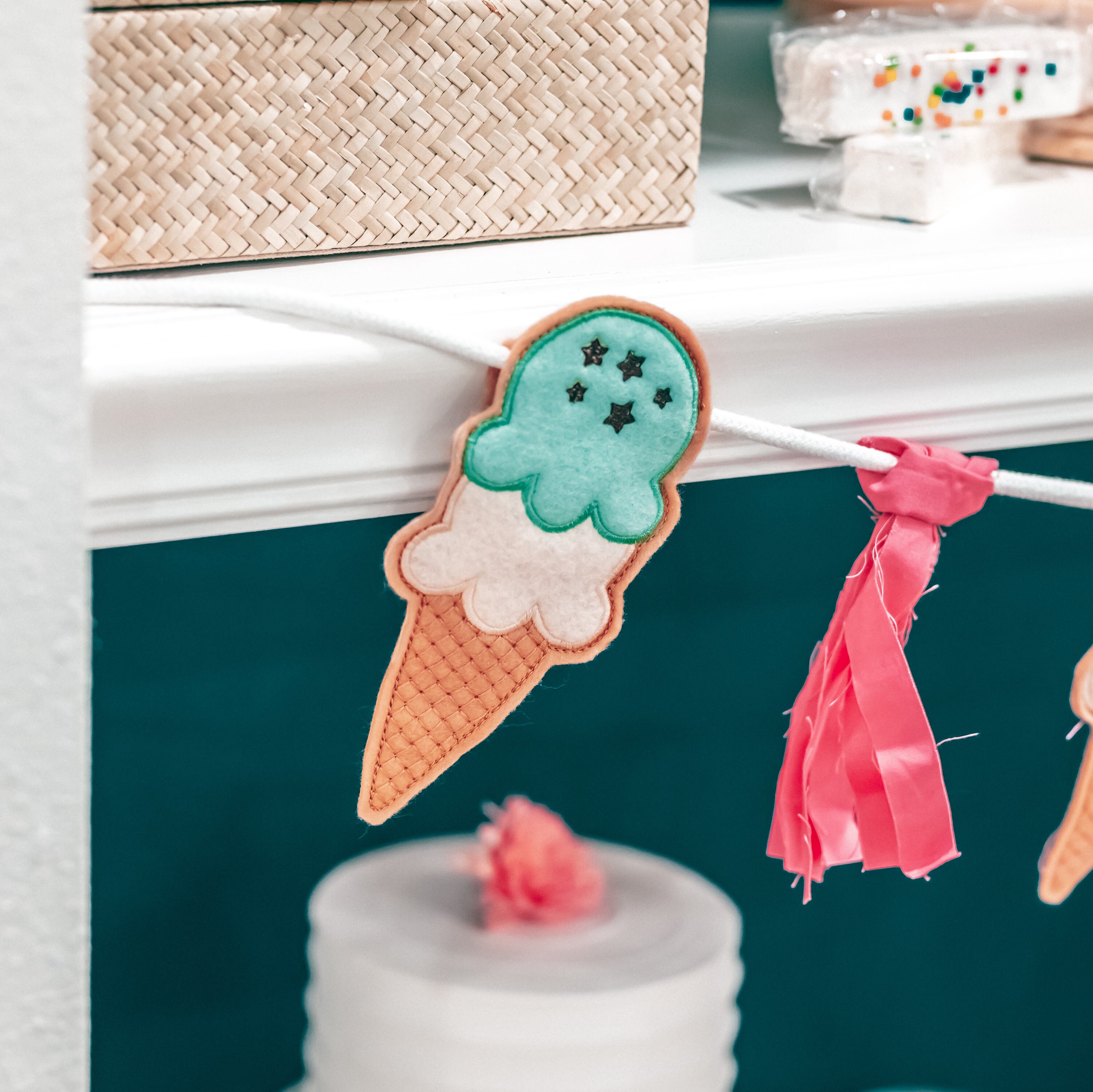 Ice Cream Birthday Garland Party Decorations - Etsy