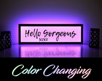 Hello Gorgeous Sign - Etsy