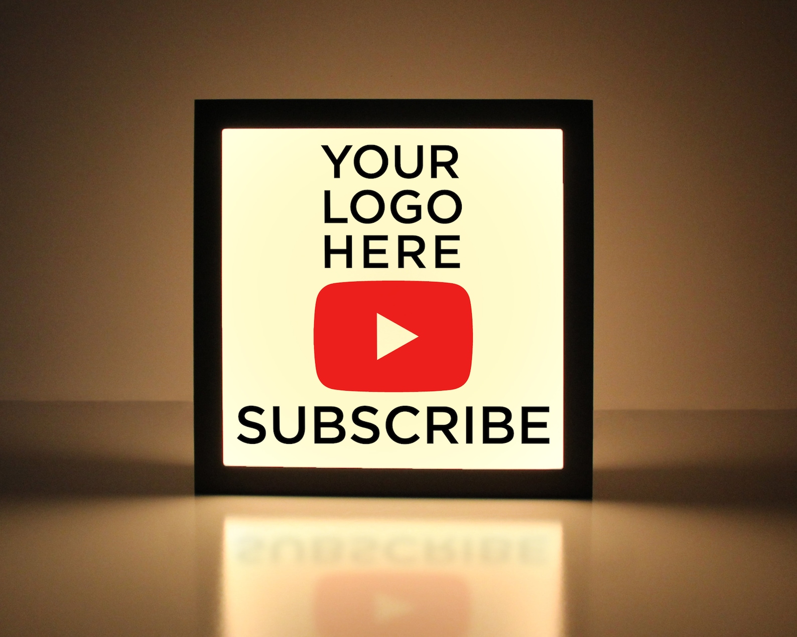 Custom Youtube Sign Youtube Channel Sign Youtube Logo - Etsy