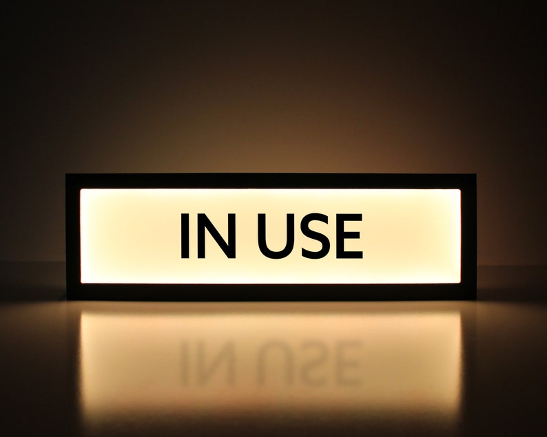 In Use Sign in Use Room in Use Bathroom Sign Vacant Sign - Etsy