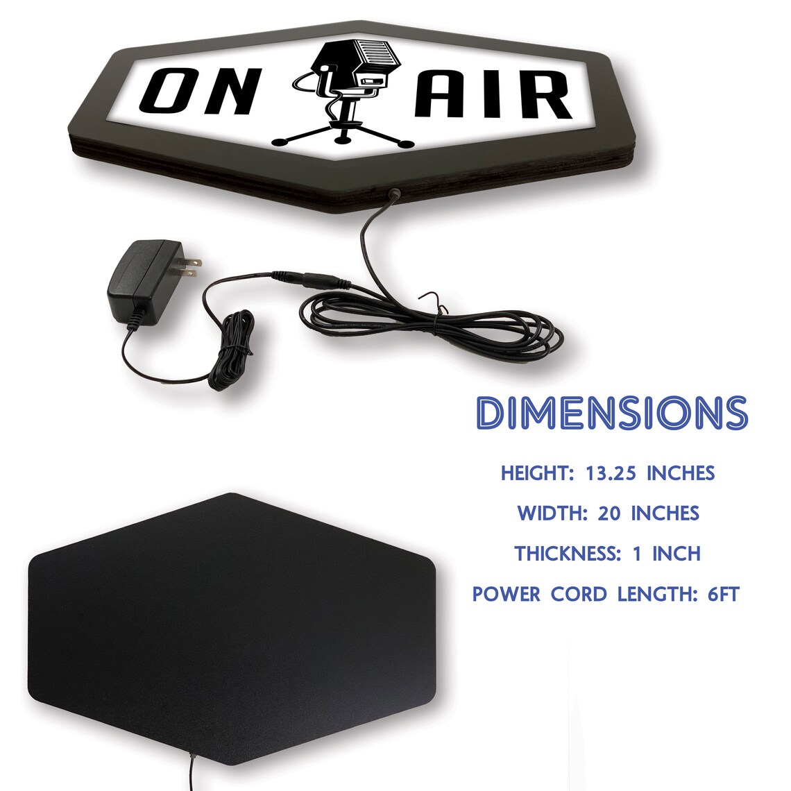 LED on Air Sign on Air Sign on Air Light up Sign on Air - Etsy