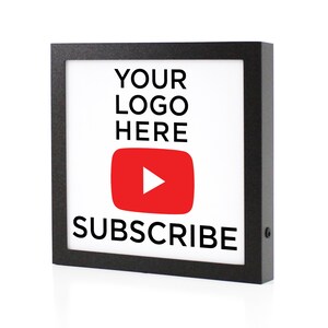 Custom Youtube Sign Youtube Channel Sign Youtube Logo - Etsy