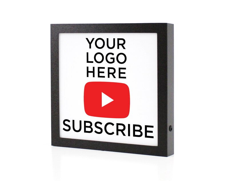 Custom Youtube Sign Youtube Channel Sign Youtube Logo - Etsy