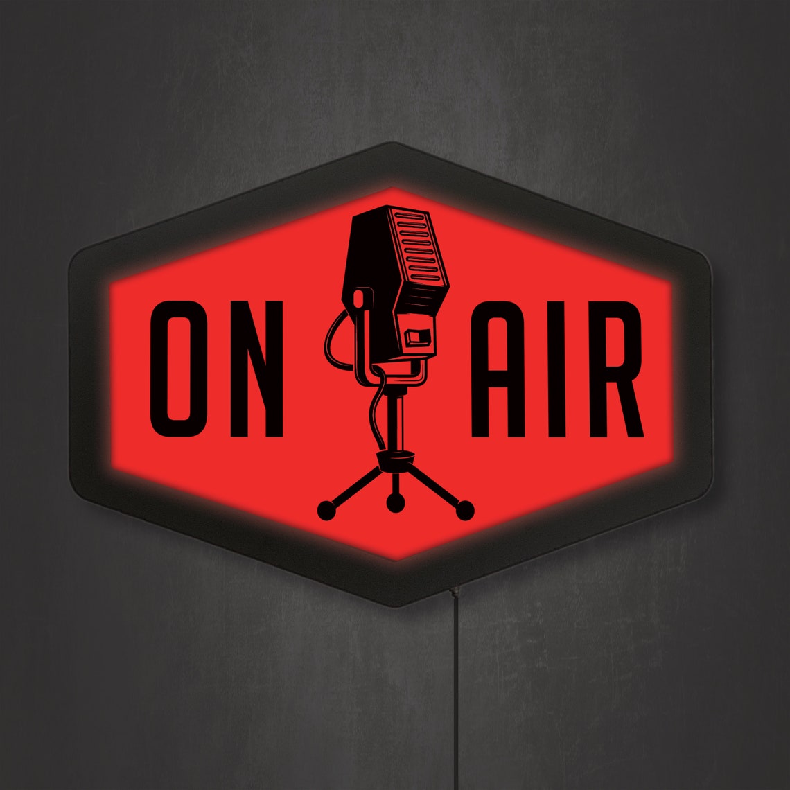 LED on Air Sign on Air Sign on Air Light up Sign on Air - Etsy