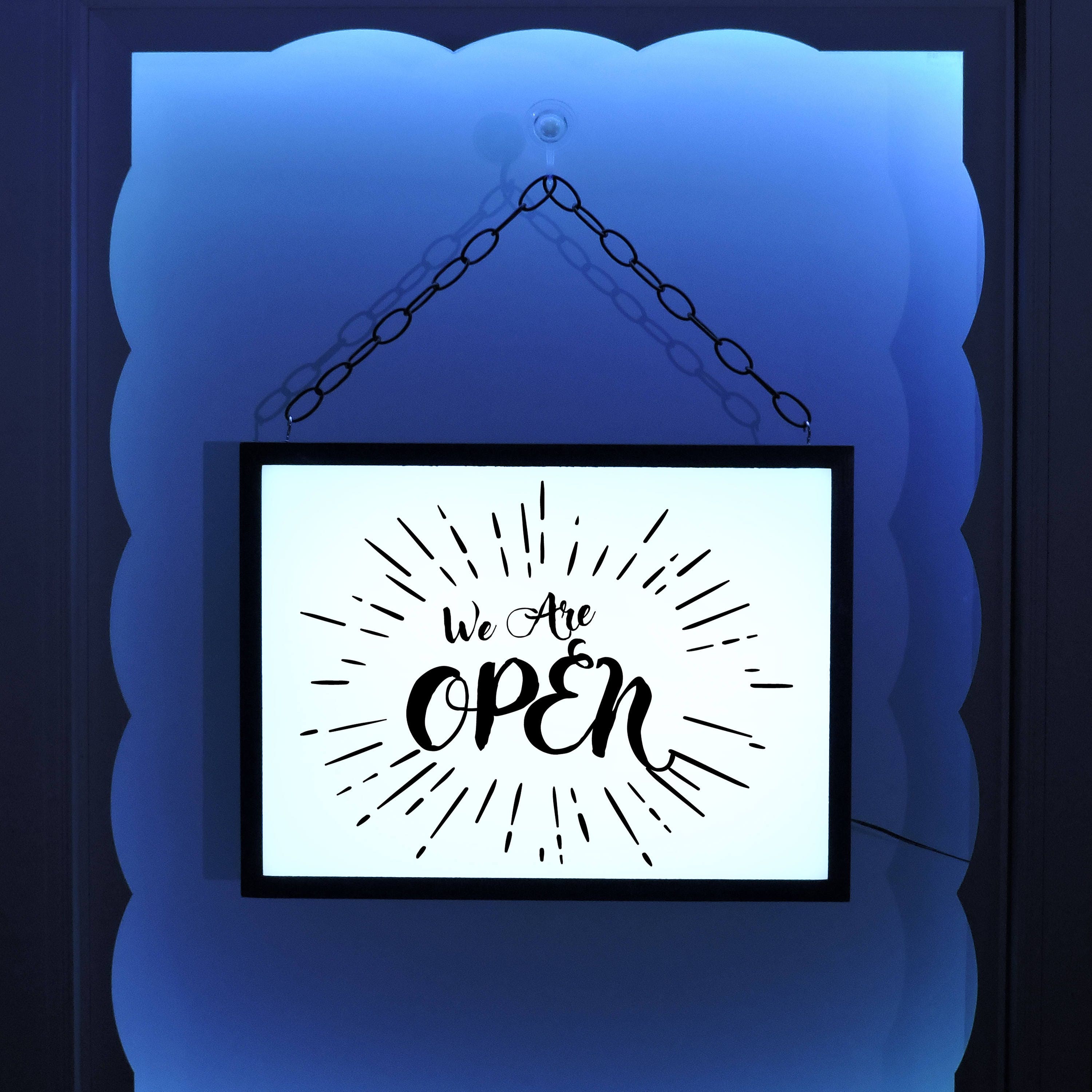 Open Window Sign Open Light We're Open Sign We Are Open | Etsy