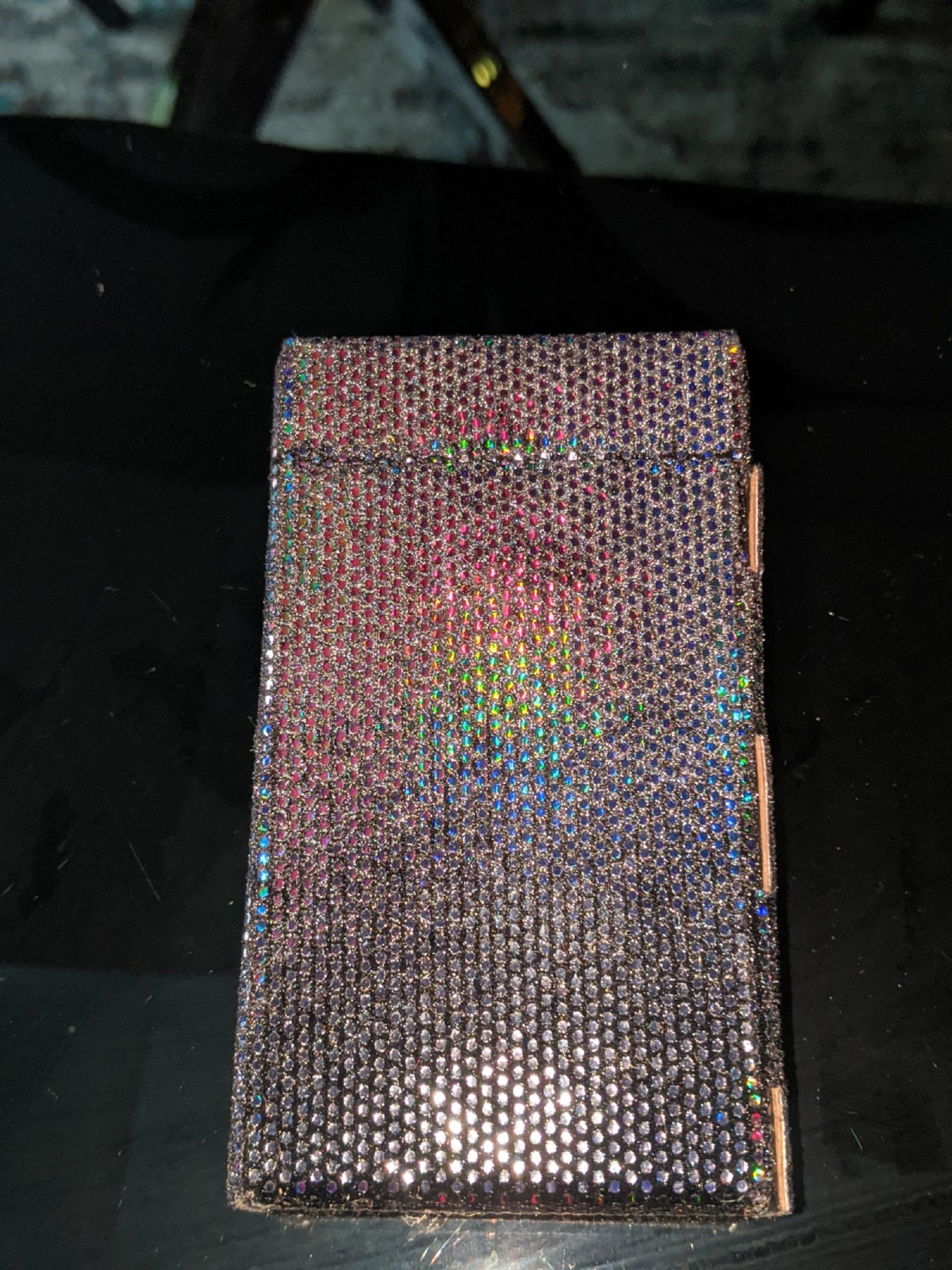 Cigarette Case Holographic Electric Eel Sueded Smoking Jacket 2 Sizes ...