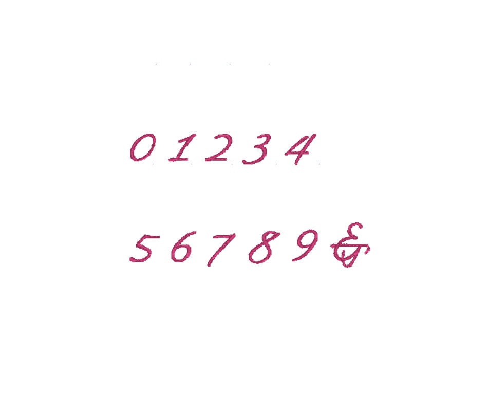 Scriptina Elegance Font Embroidery Design. 4 Sizes - Etsy