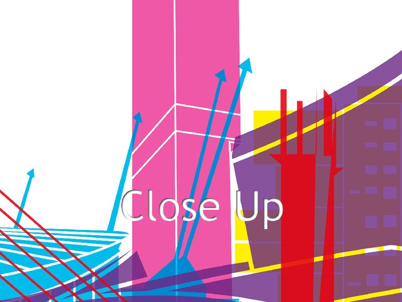 Manchester Pop Art Skyline 8x10 In. to 12x16 In. Fine Art Print Glicee ...