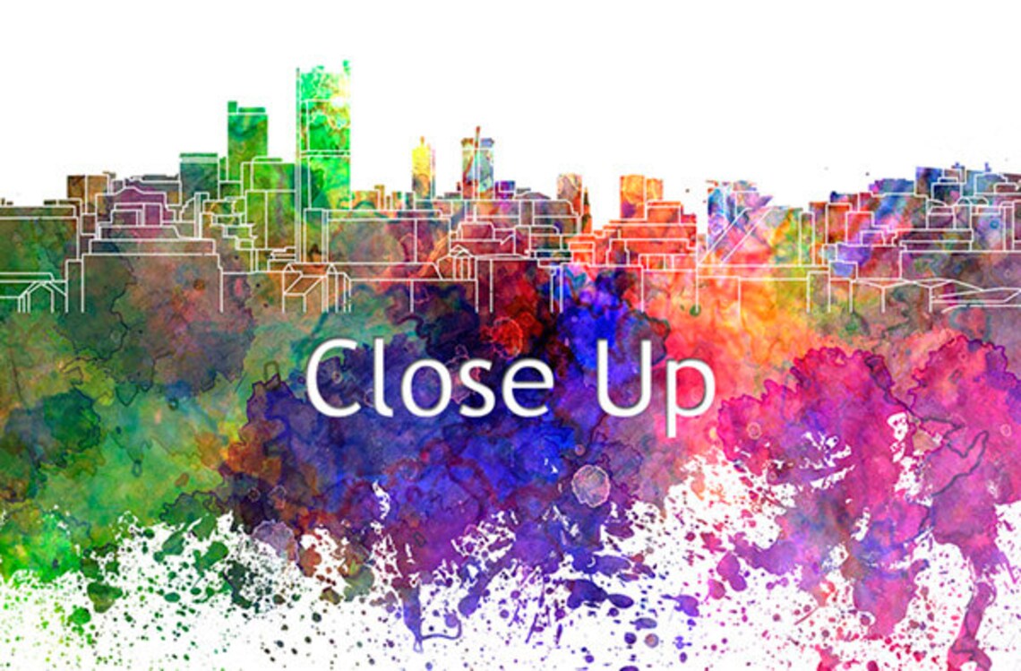 Leeds Skyline in Watercolor Over White Background With Name of - Etsy