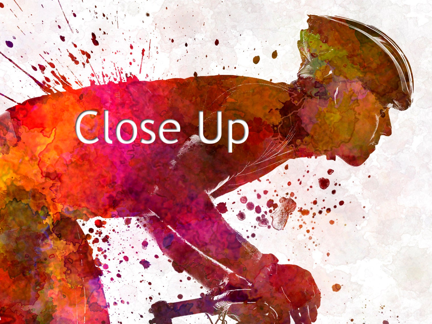 Cyclist Road Bicycle 8x10 In. to 12x16 In. Poster Digital Wall | Etsy