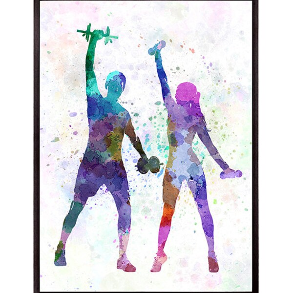 Fitness Poster - Etsy