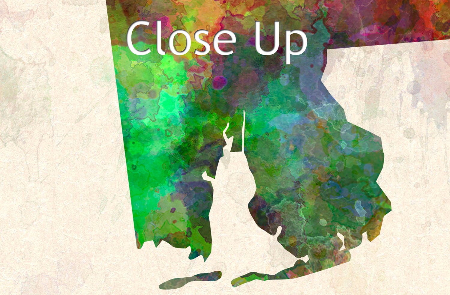 Alabama US State in Watercolor Background 8x10 In. to 12x16 In. Poster ...