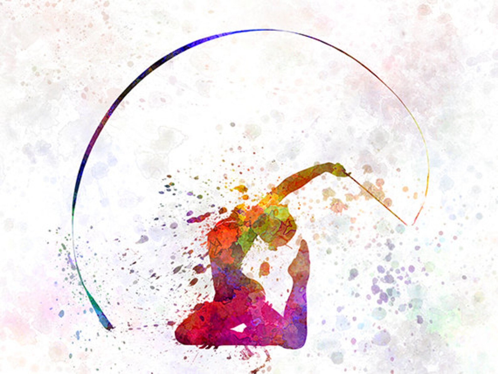 Rhythmic Gymnastics 8x10 In. to 12x16 In. Poster Digital Wall | Etsy