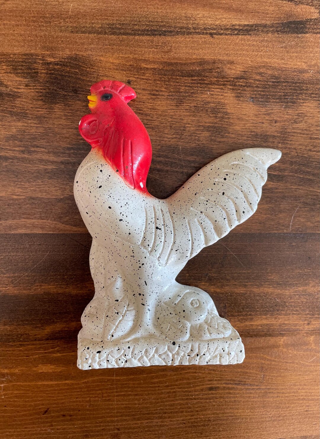 Vintage Rooster Chicken Wall Hanging Plaster Hook - Etsy