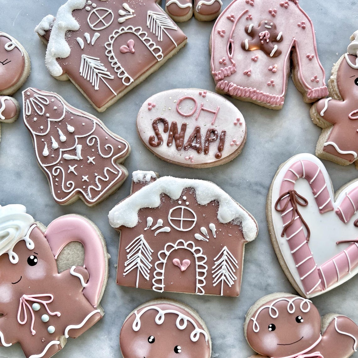 Oh Snap Gingerbread Cookie Set - Etsy