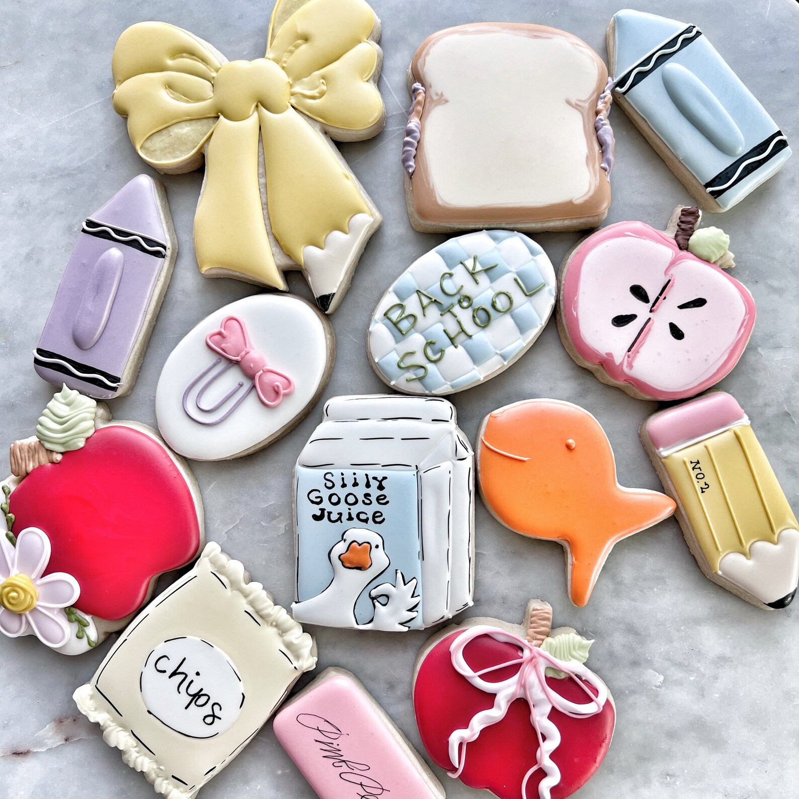 Back to School Silly Goose Assorted Dozen - Etsy