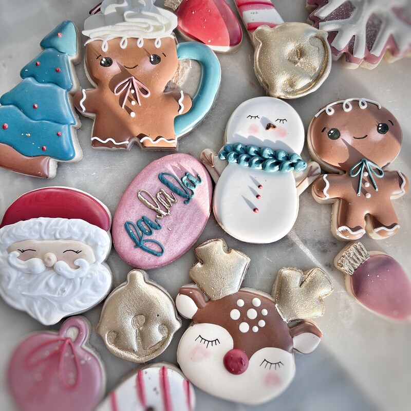 Decorated Christmas Cookies - Etsy