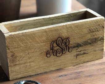 Wood Notecard Box - Etsy
