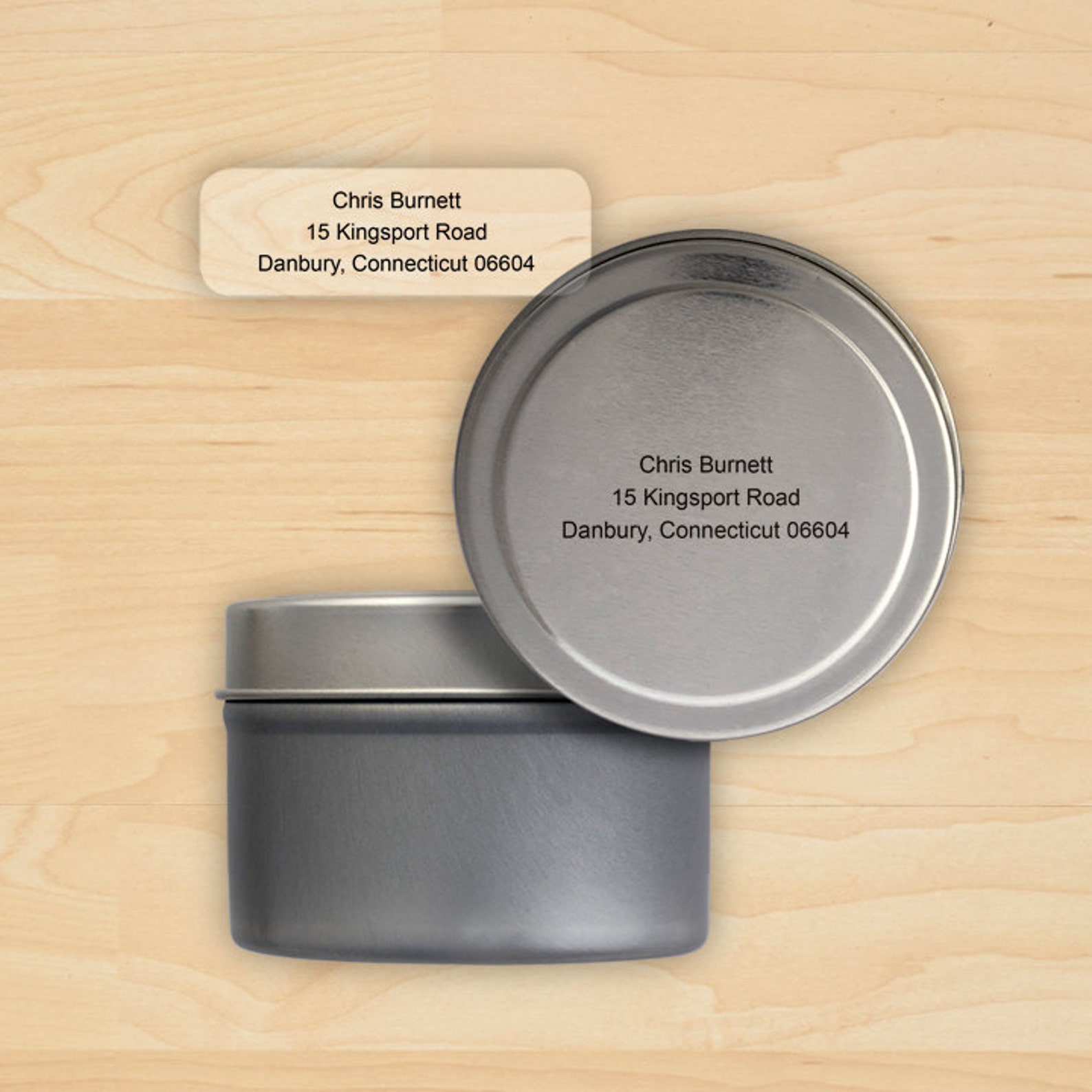 Petite See-thru Address Labels / 250 Clear Labels and Storage - Etsy