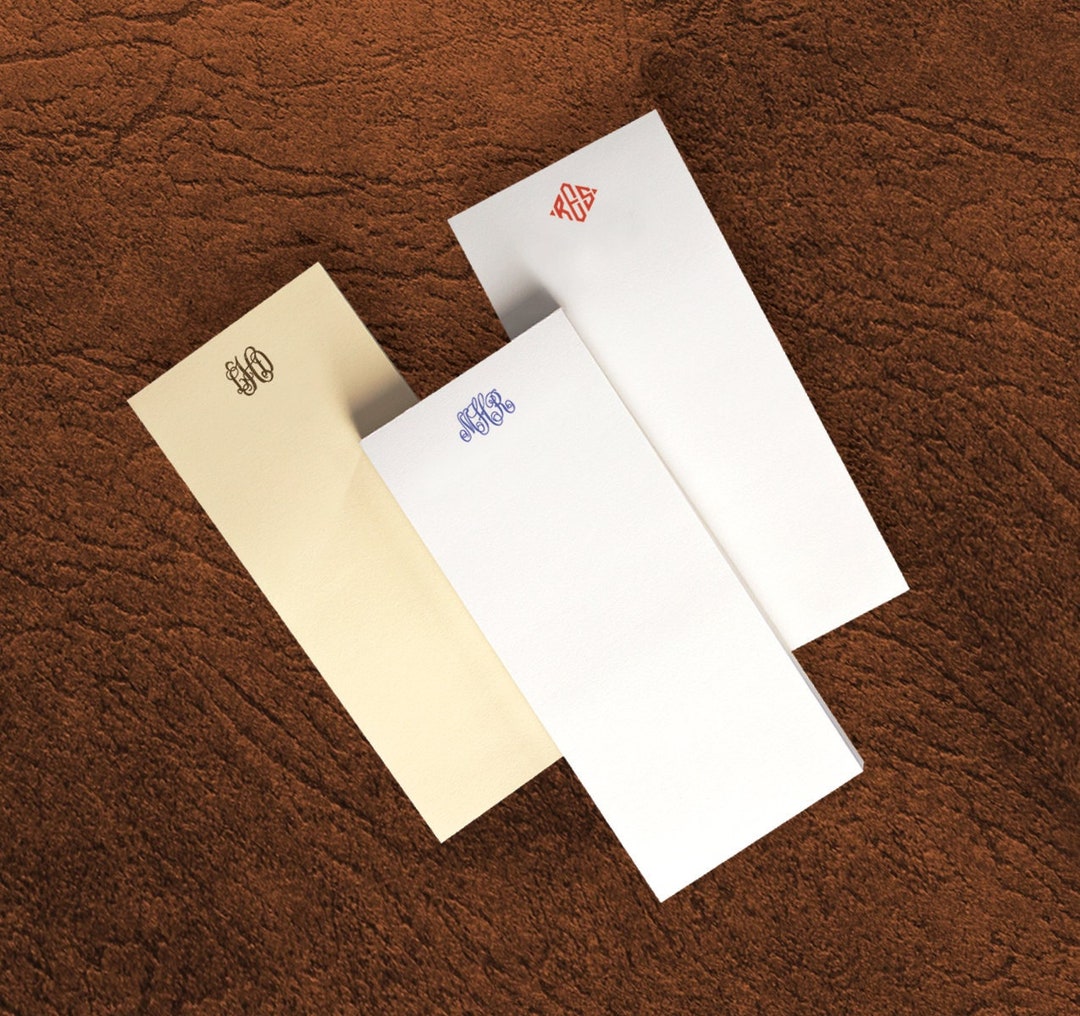 Personalized Memos With Monogram Personalized List Pads Custom Note ...