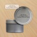 Petite See-thru Address Labels / 250 Clear Labels and Storage Tin ...