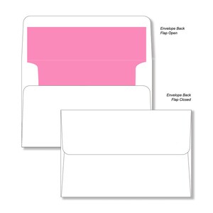 Pretty in Pink Custom Note Cards / Set of 24 Cards With - Etsy