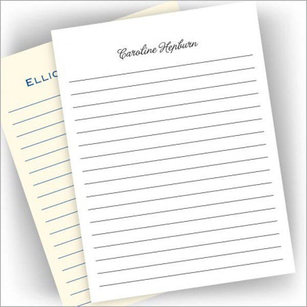 Personalized Memo Pads Lined Memo Pad Set Custom Desk Pads - Etsy