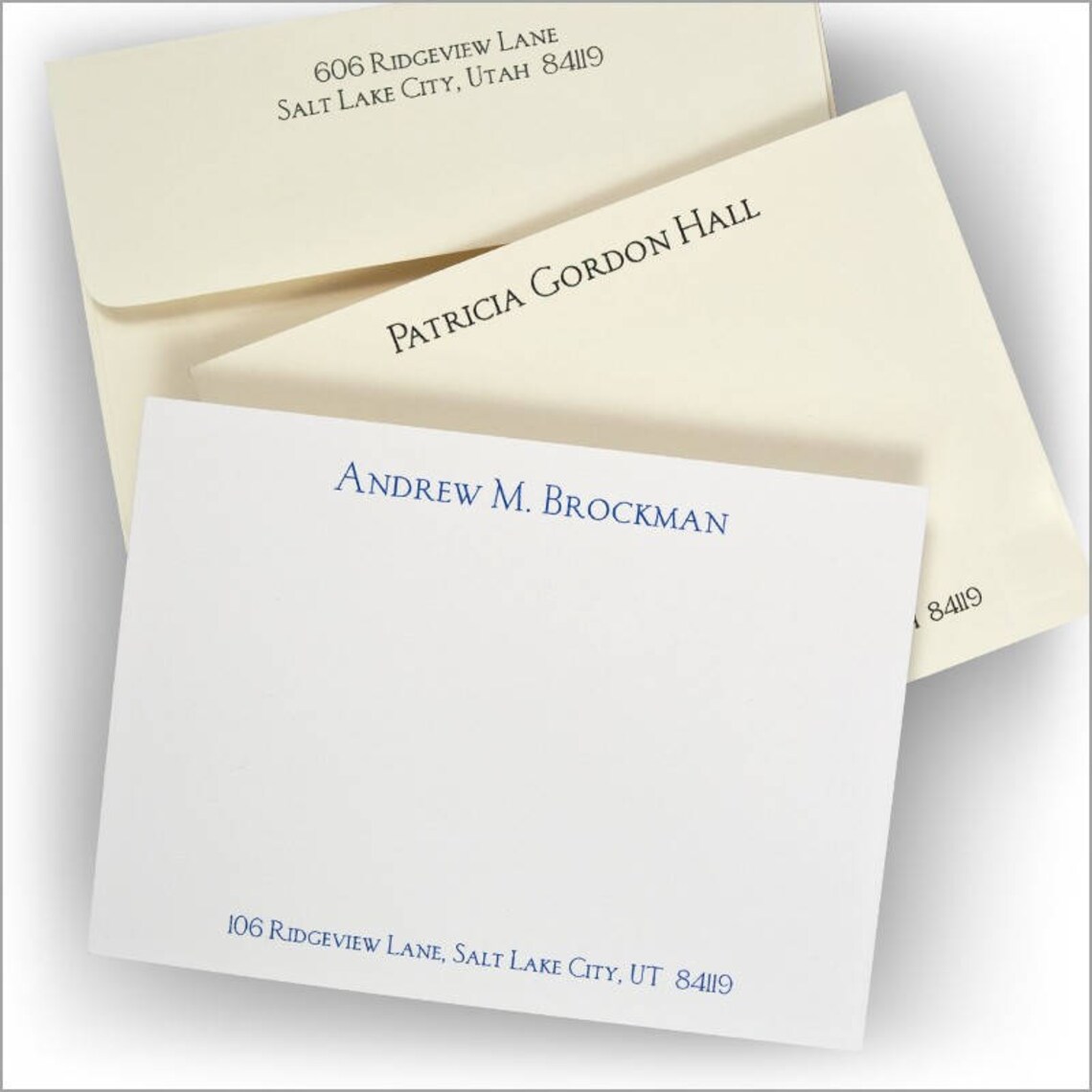 Personalized Professional Correspondence Cards / Set of 25 - Etsy