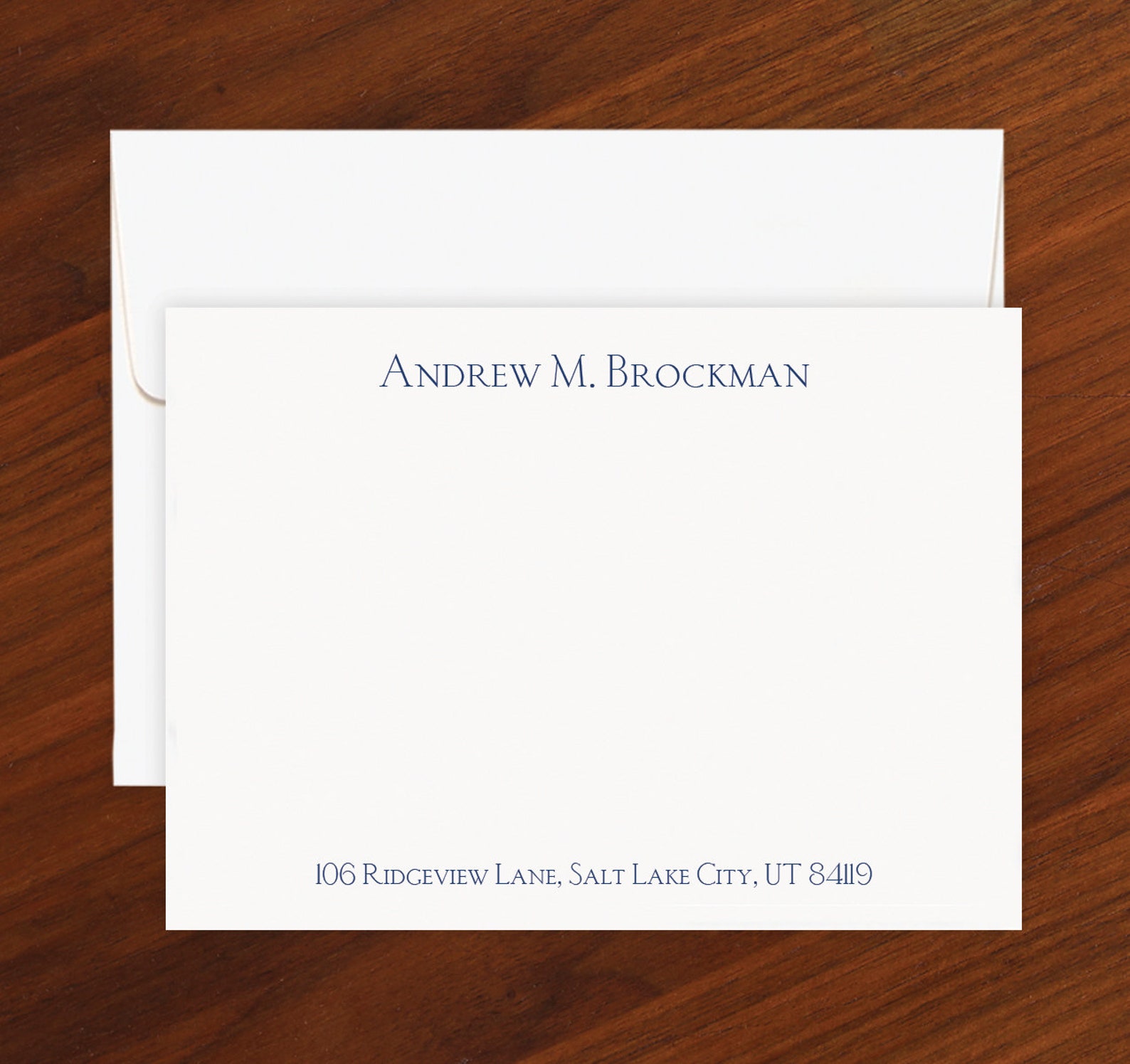 Personalized Professional Correspondence Cards / Set of 25 | Etsy