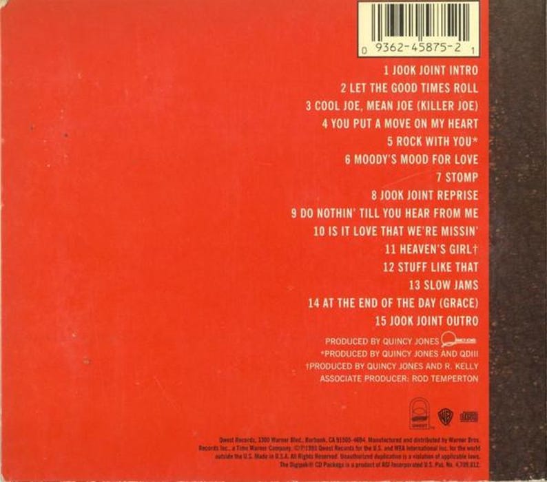 Quincy Jones – Q's Jook Joint Best Selling CD - Etsy
