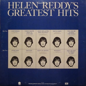 Helen Reddy Helen Reddy's Greatest Hits Vinyl, LP, Compilation ...