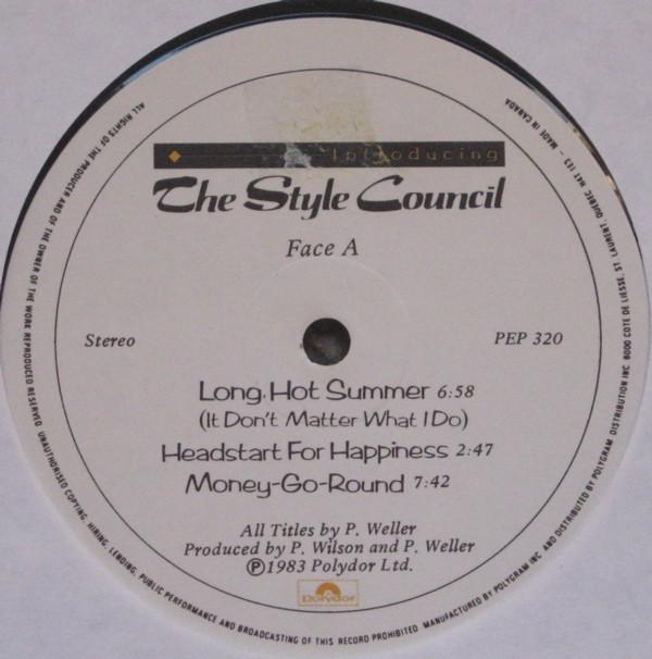 The Style Council Introducing the Style Council Electronic, Jazz, Rock ...