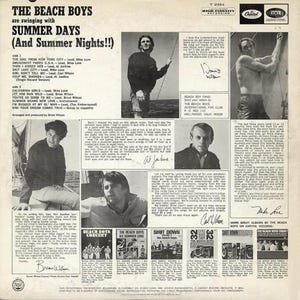 The Beach Boys – Summer Days (and Summer Nights!!) Vinyl - Etsy