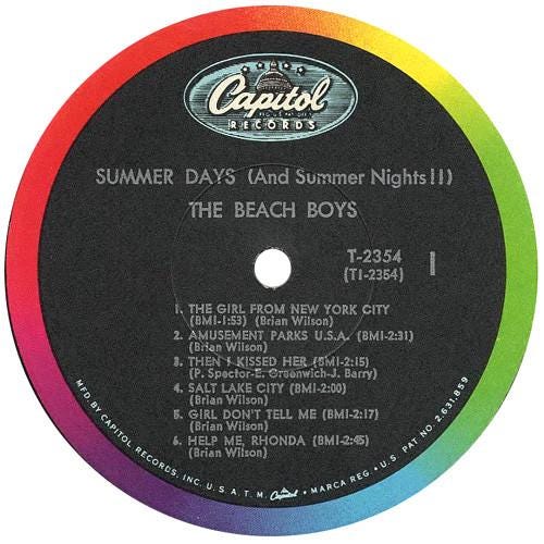 The Beach Boys – Summer Days (and Summer Nights!!) Vinyl - Etsy