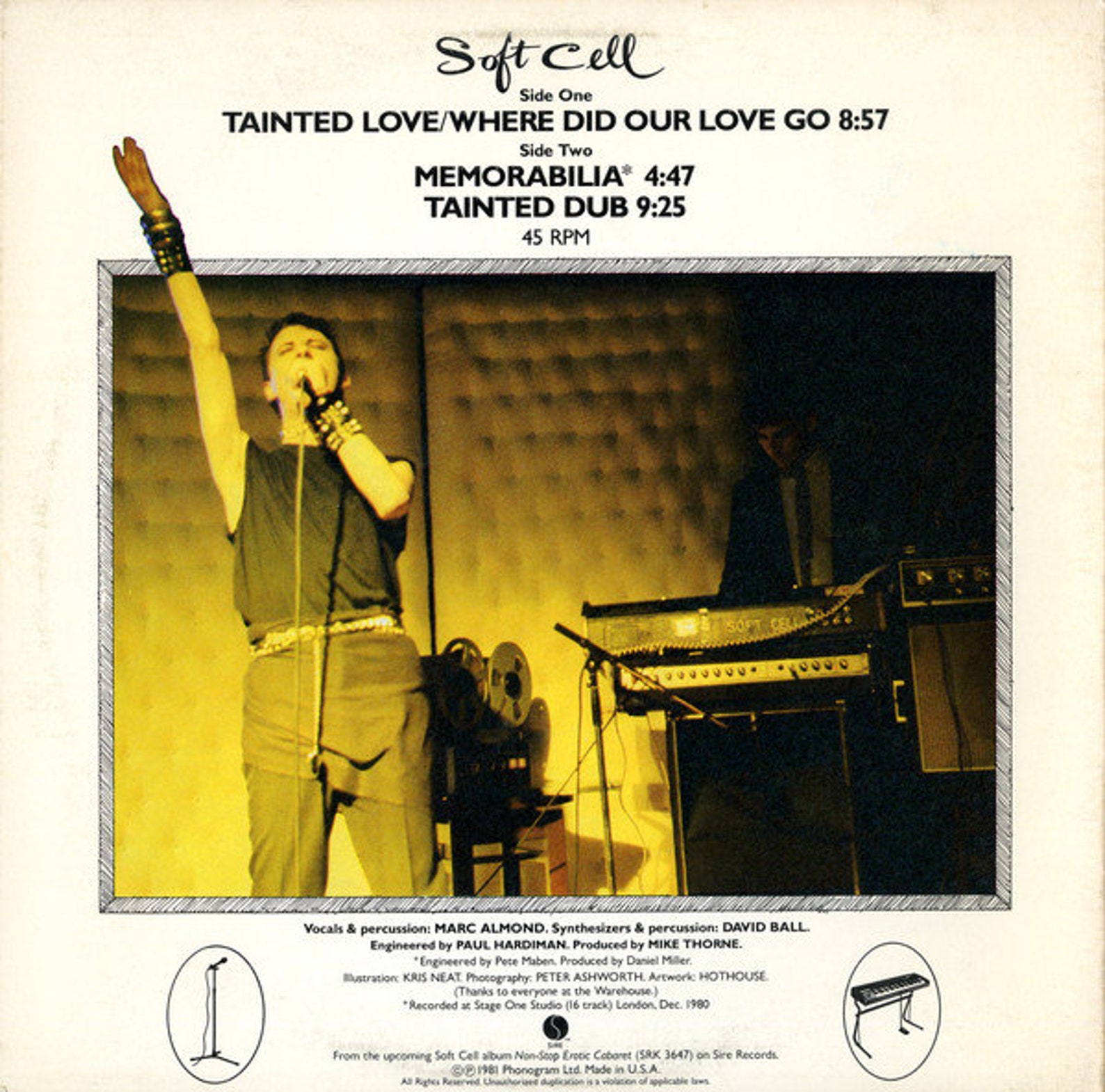 Soft Cell Tainted Love / Where Did Our Love Go Vinyl, 12", 45 RPM ...