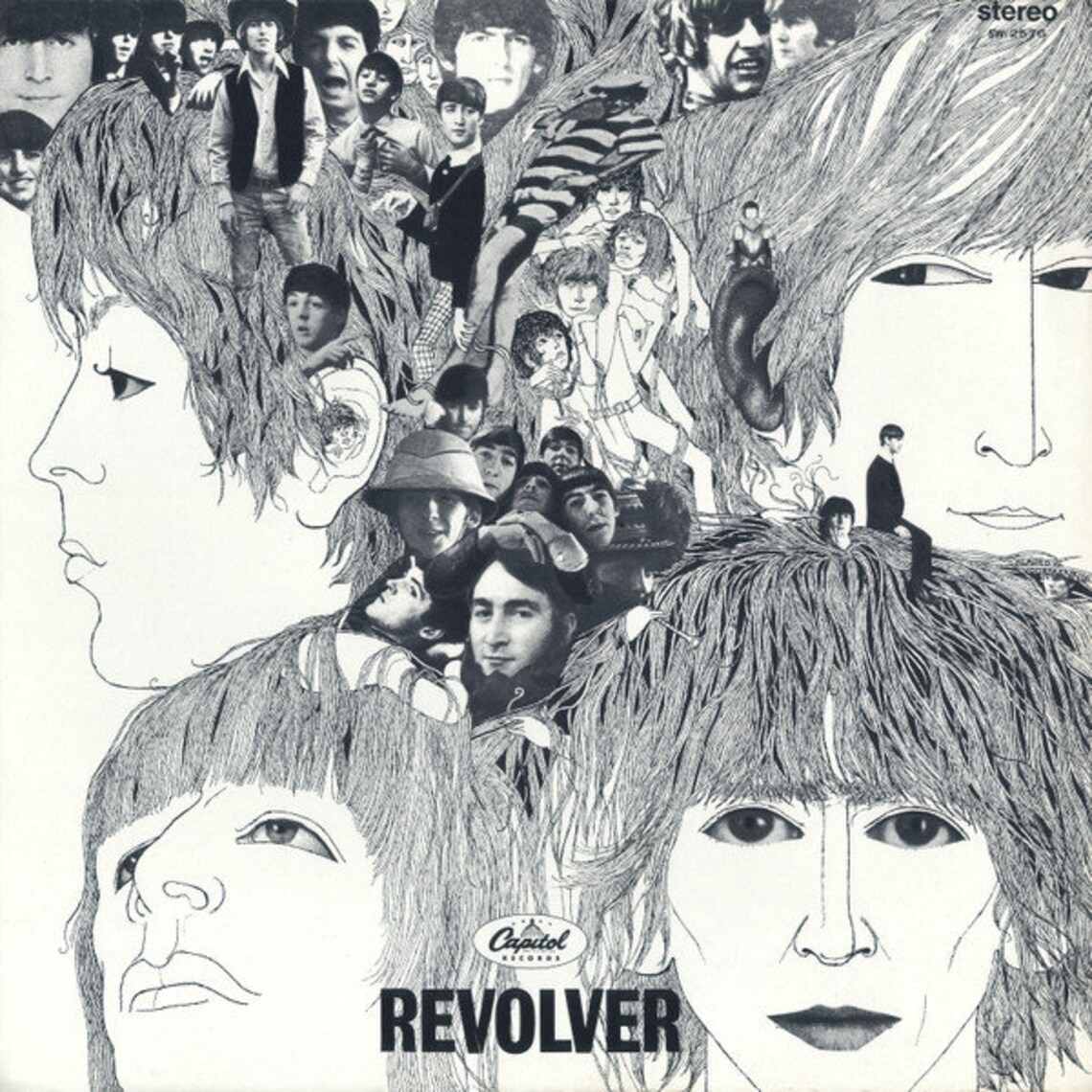 The Beatles Revolver Vinyl Record Pop Rock Purple Label - Etsy