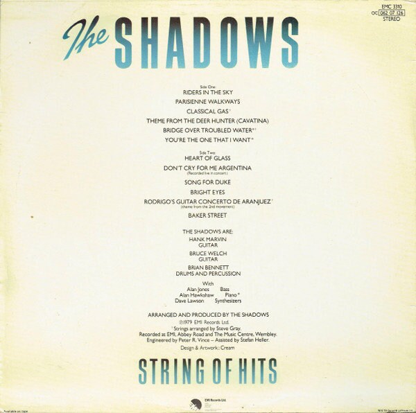 The Shadows String of Hits Rock & Roll Pop Rock Including - Etsy