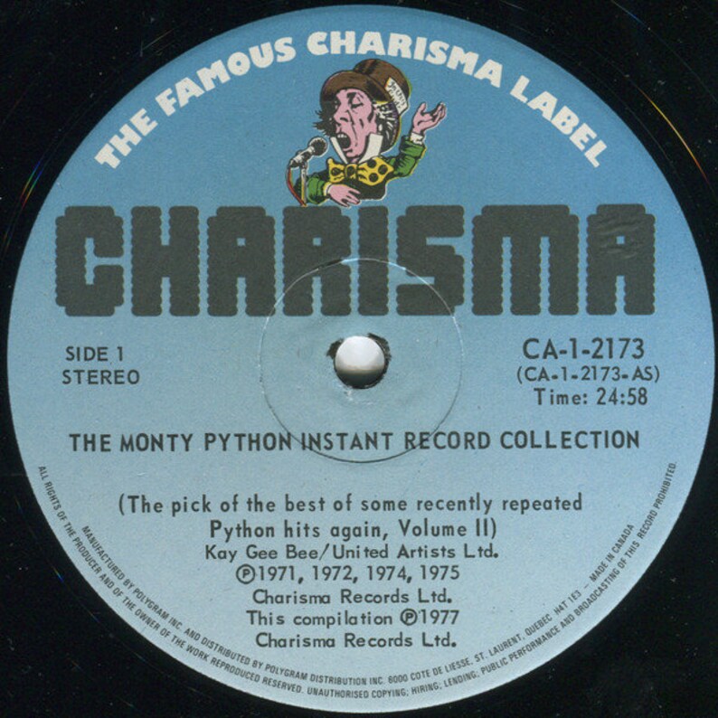 Monty Python the Monty Python Instant Record Collection LP - Etsy