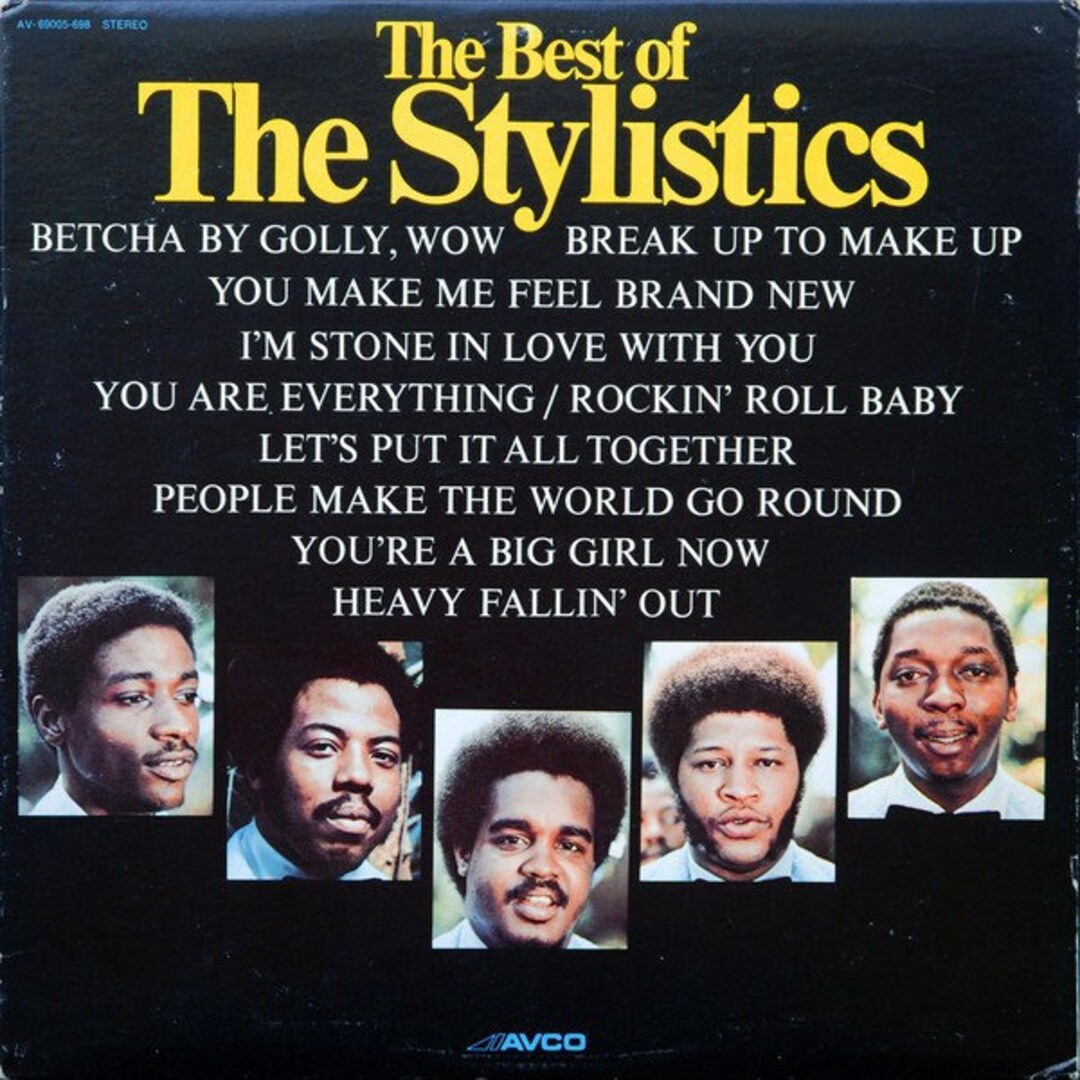 The Best of the Stylistics the Stylistics Beautiful Record Cover Still in Shrink Well Preserved ...