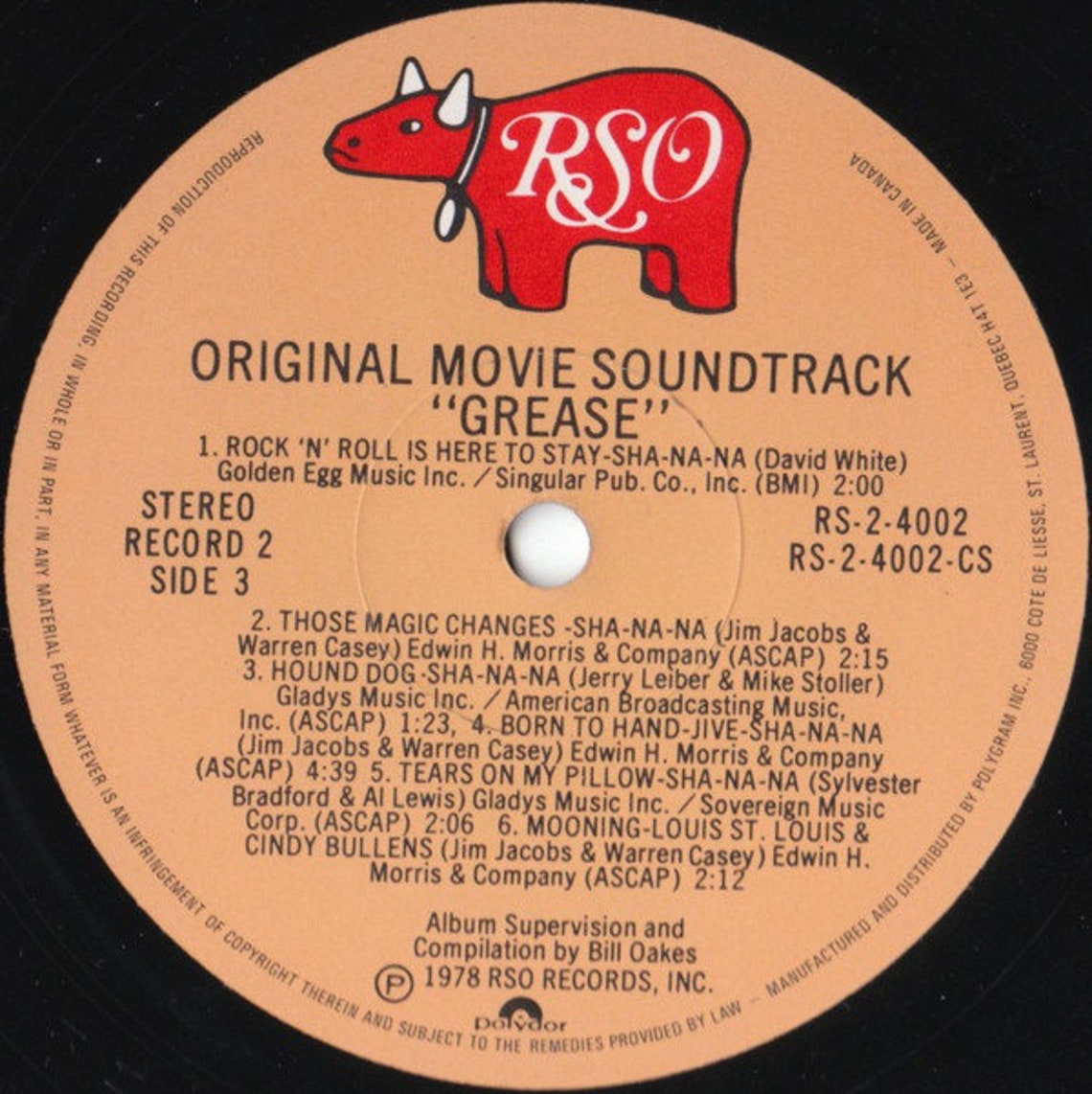 Grease the Original Soundtrack From the Motion Picture 2 × Vinyl, LP ...