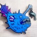 Angler Fish Enamel Pin - Glow in the Dark Pins - Etsy
