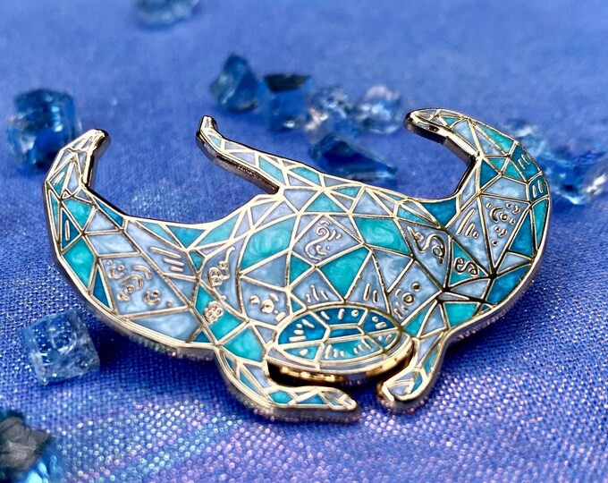 Spooky Sea Creature Enamel Pins Glow in the Dark Pins - Etsy