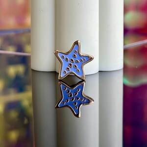 Sunfish Enamel Pin Set, With Sea Bunny and Star Fish Mini Accent Pins ...