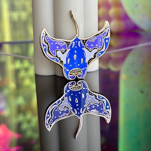 PREORDER Manta Ray Enamel Pin Set, With Sea Bunny and Sand Dollar ...