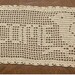 Welcome Bird Wall Decor or Table Runner Filet Crochet Pattern and ...