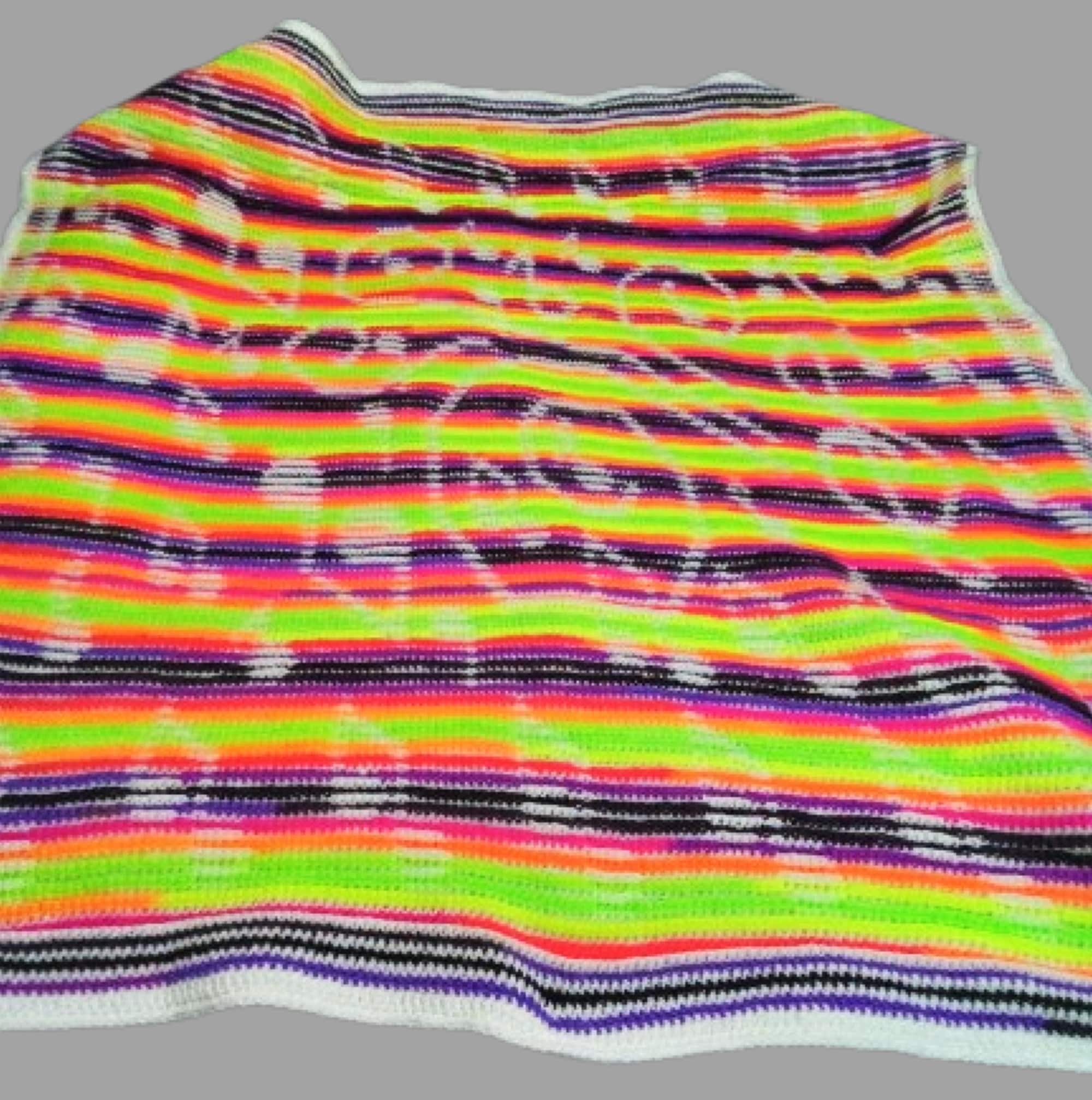 Music Notes Blanket Crochet Pattern: Overlay Mosaic (digital PDF) - Etsy
