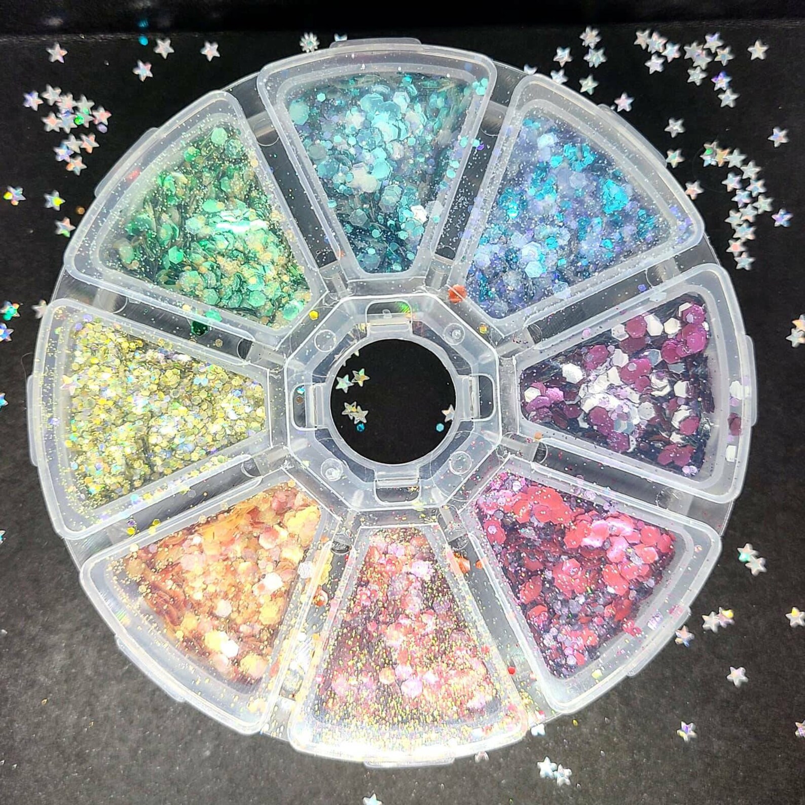 Biodegradable Glitter Wheel. 8 Colors. - Etsy