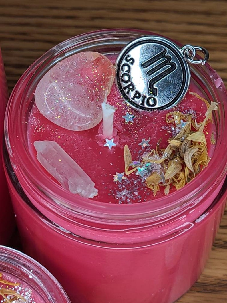 Zodiac Candle. Scorpio Candle. Meditation Candle - Etsy