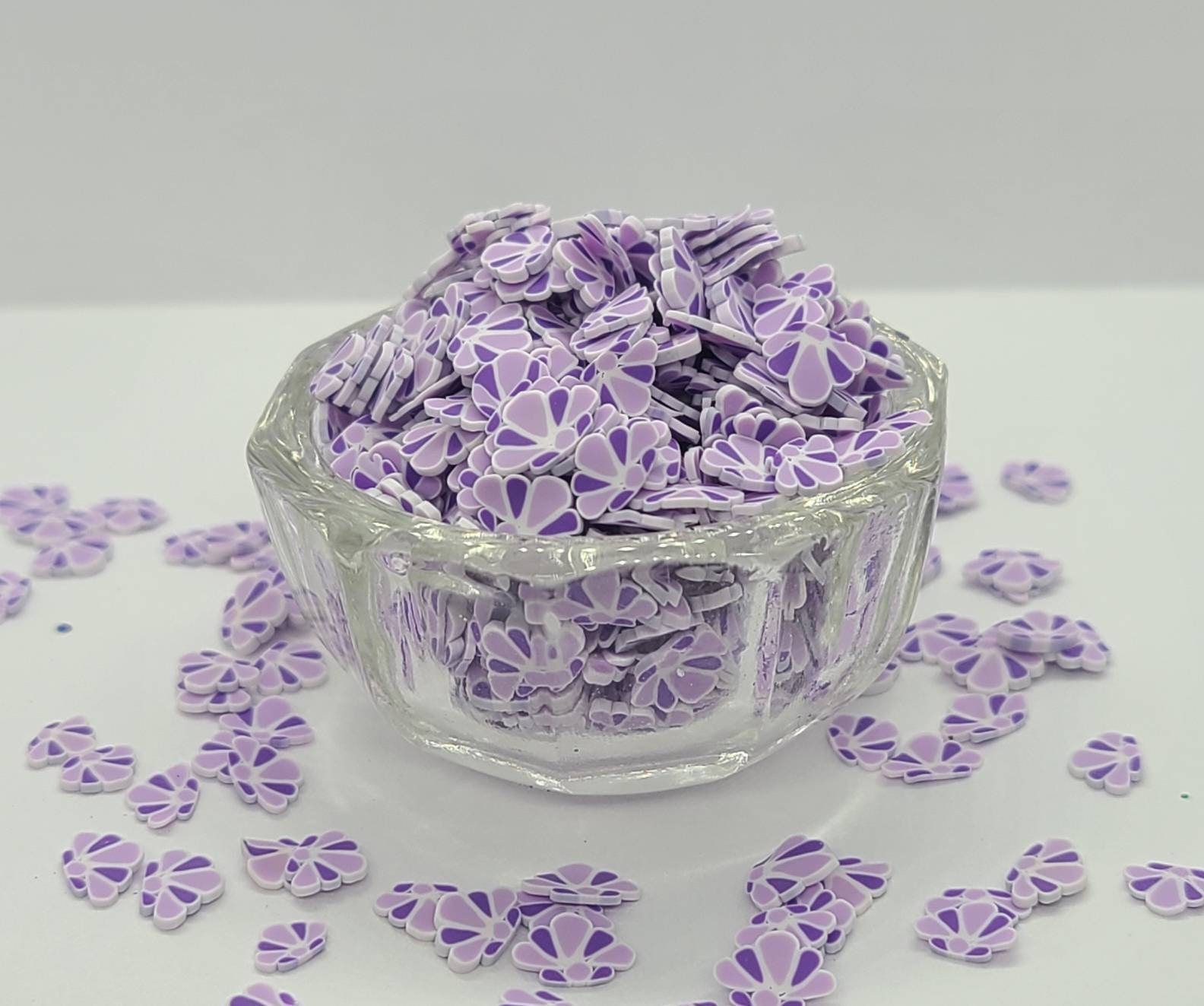 Polymer Clay Sprinkles Purple Sea Shells Clay Sprinkles - Etsy